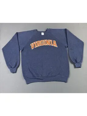 University Of Virginia | Shirts | Rare Vintage 8s Virginia Ncaa Navy ...